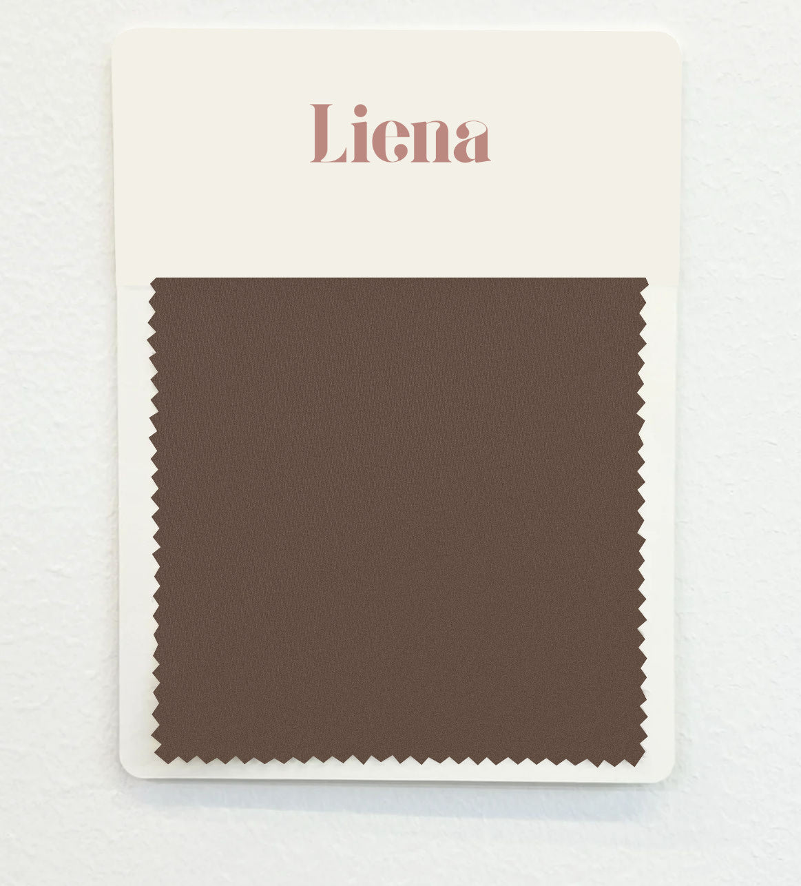 Satin Fabric Swatch Card - Taupe – Liena
