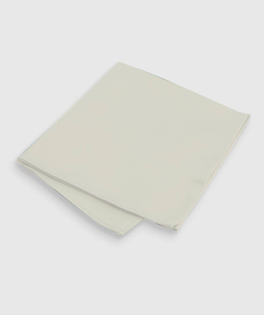 Satin Fabric Pocket Square - Ivory – Liena